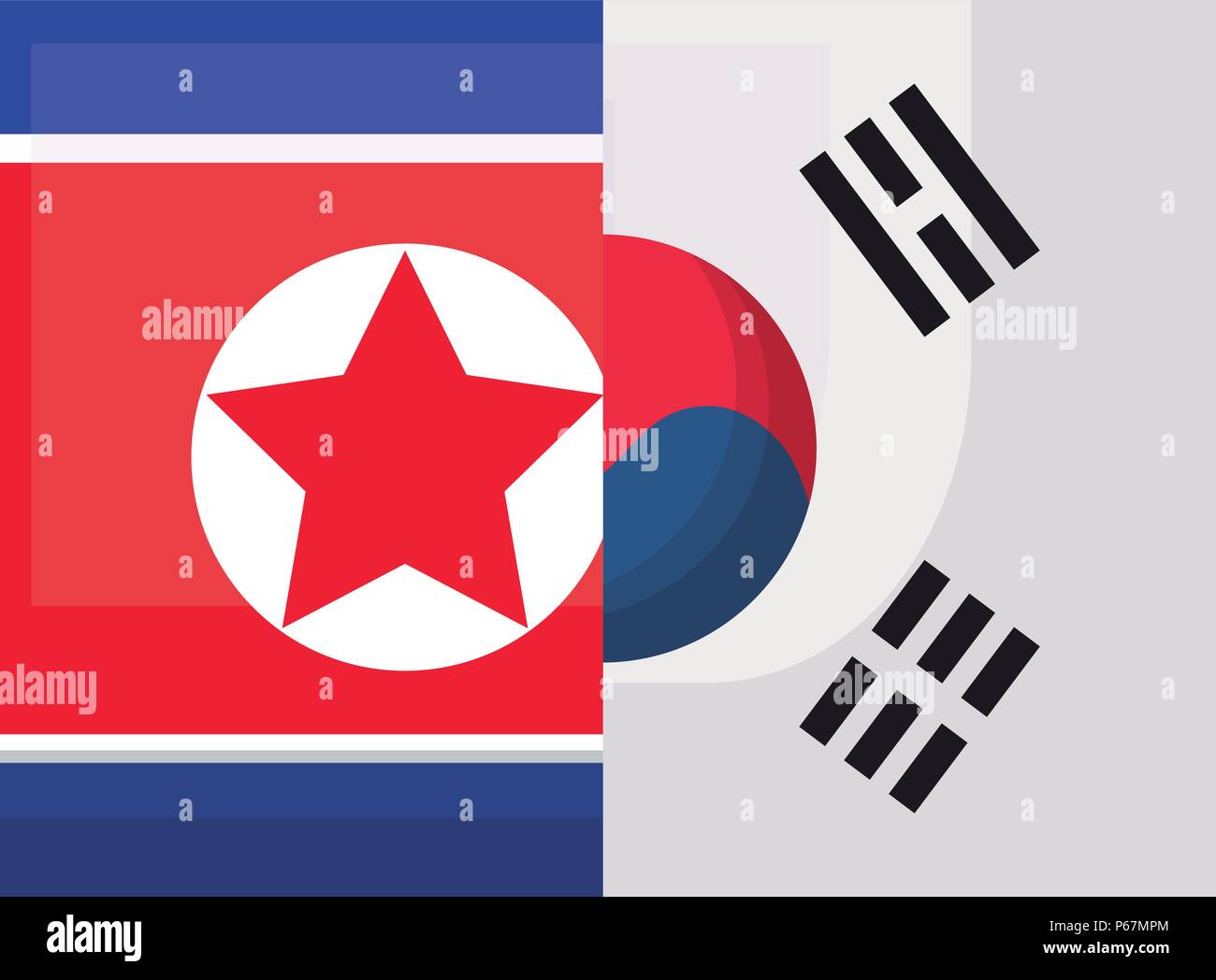 Half south korean Stock Vector Images - Alamy