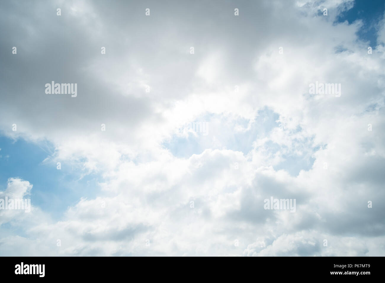 Blue sky with cloud Stock Photo - Alamy