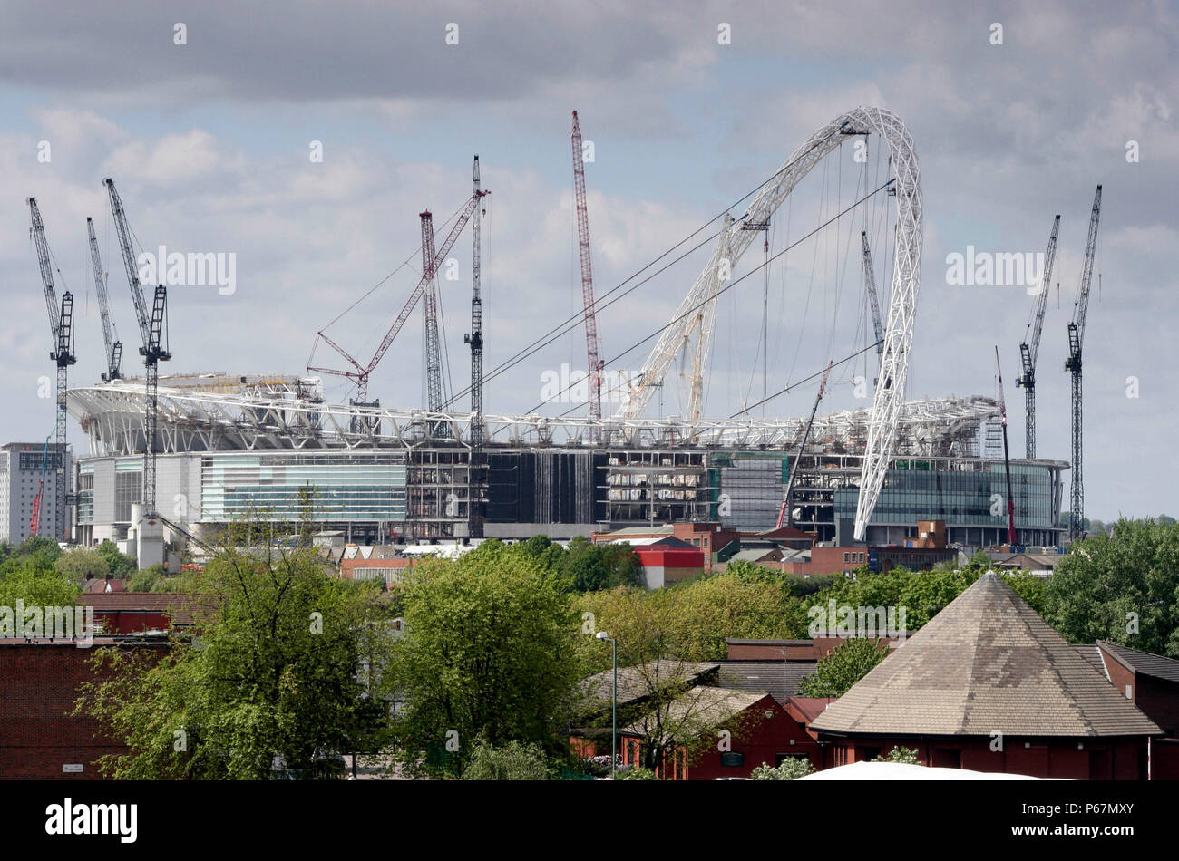 The Wembley Stadium triumphant arch is the main focus of this £757 M ...