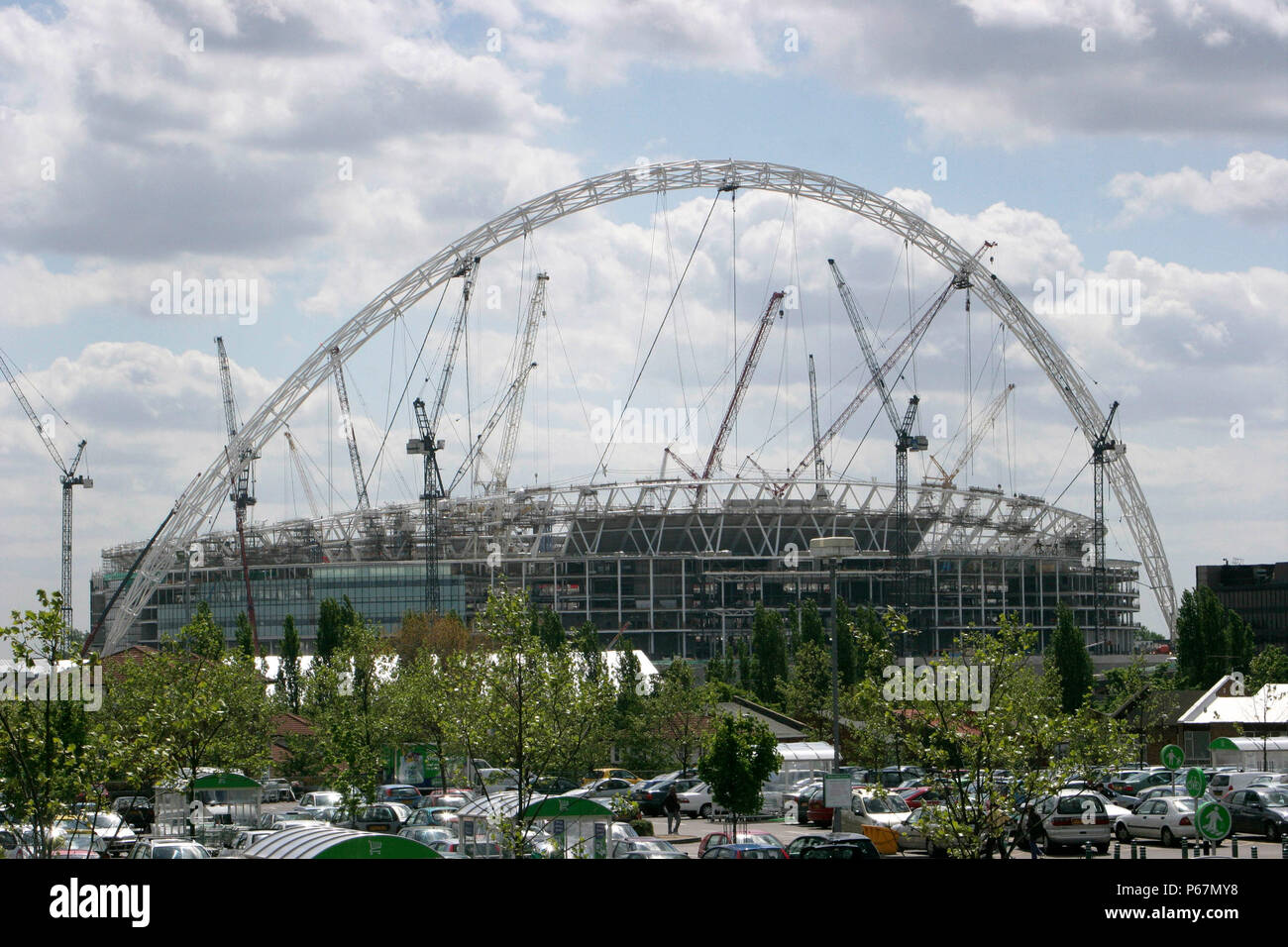 The Wembley Stadium triumphant arch is the main focus of this £757 M ...