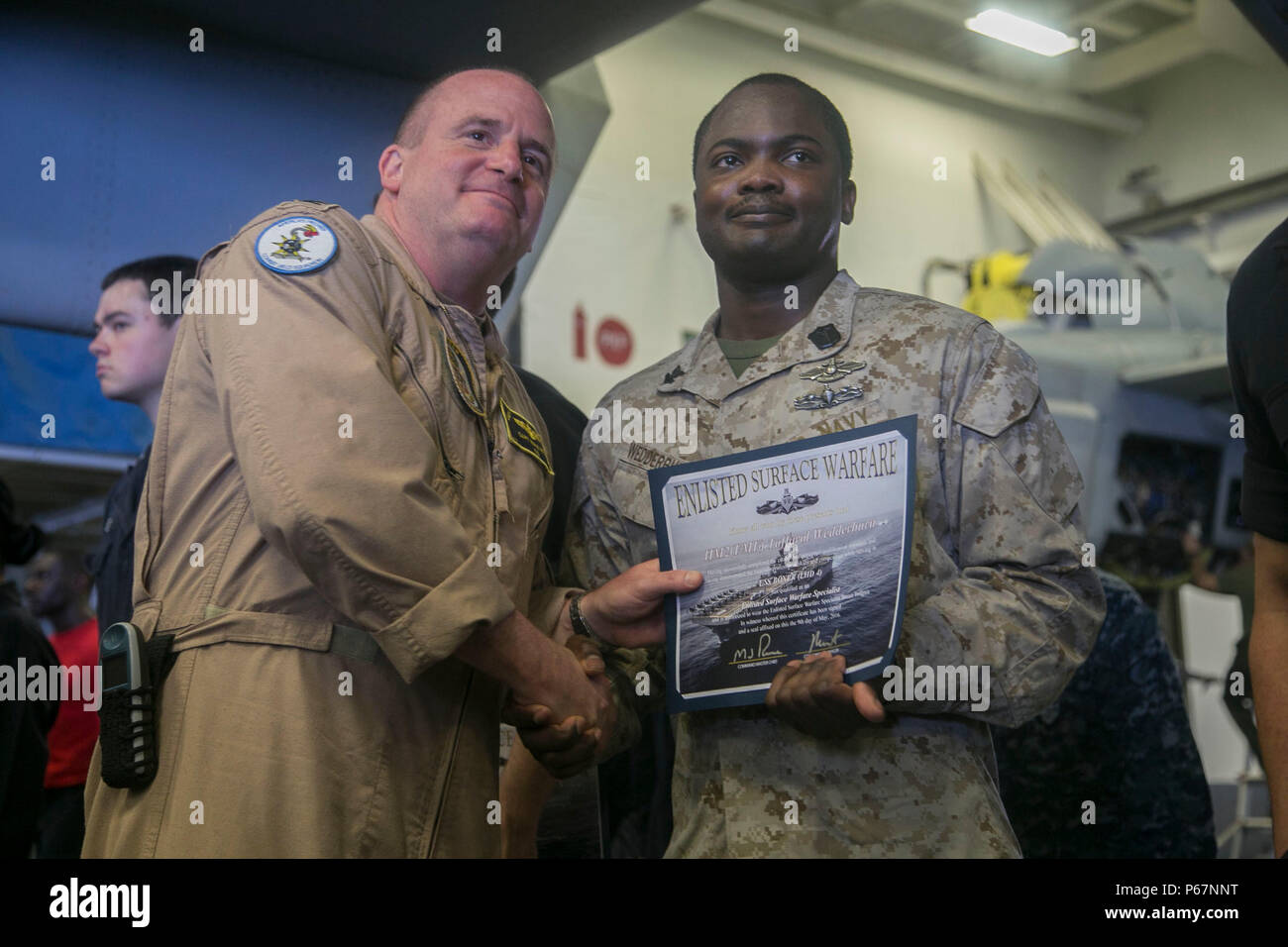 160520-M-KR317-042 GULF OF ADEN (May 20, 2016) U.S. Sailor Petty ...