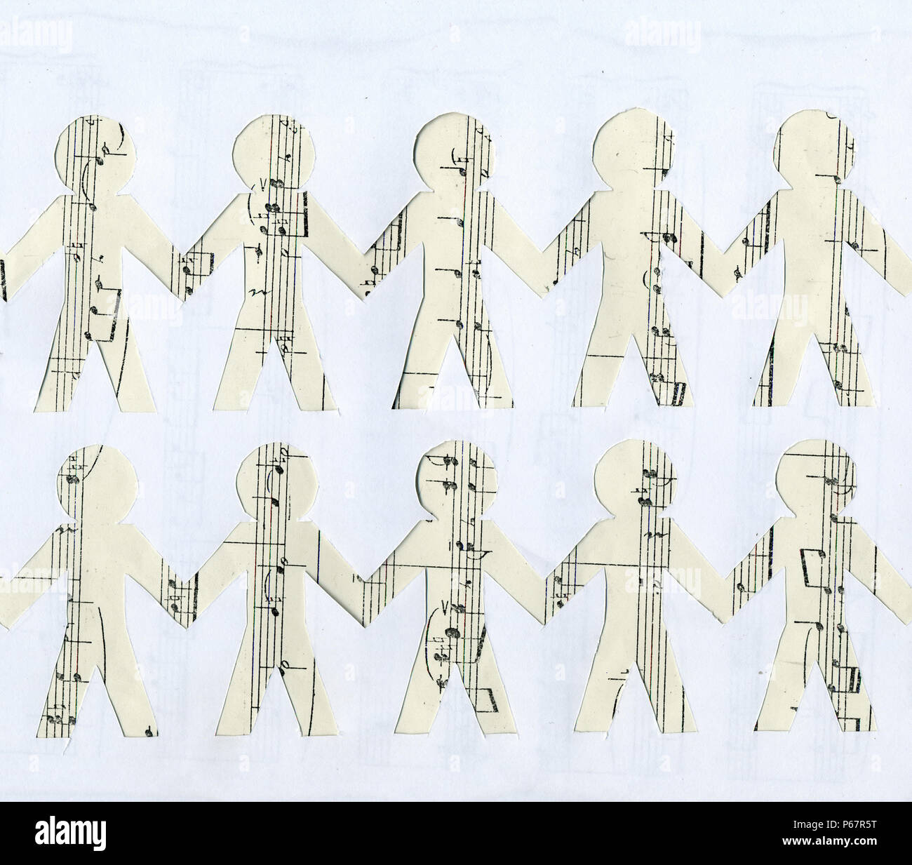 Crumpled sheet music hi-res stock photography and images - Alamy