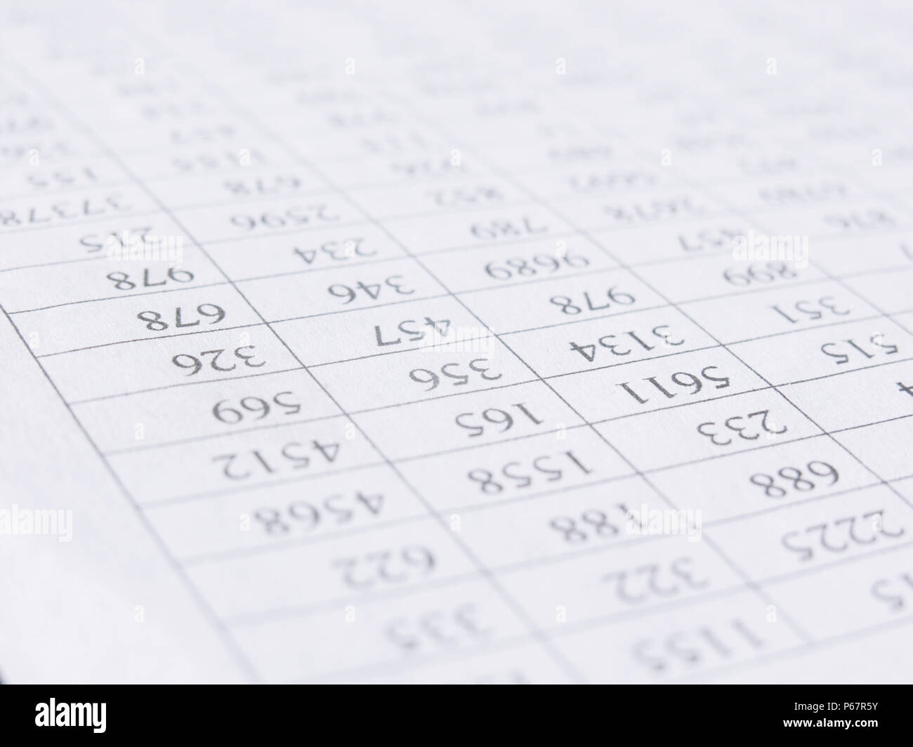 Concept image of data collection and statistical work:the business ...