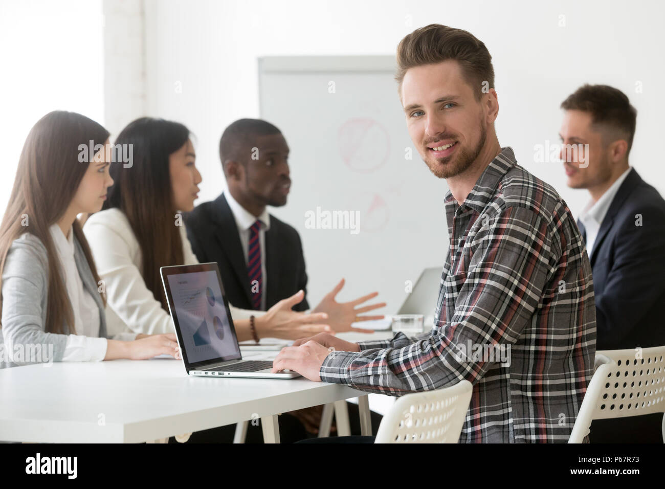 Smiling manager hi-res stock photography and images - Alamy