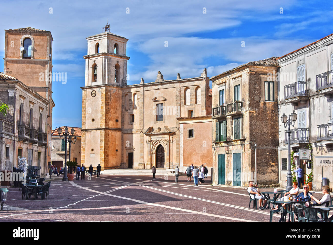 SANTA SEVERINA, ITALY - MAY 24, 2018: Architecture of Santa Severina in ...
