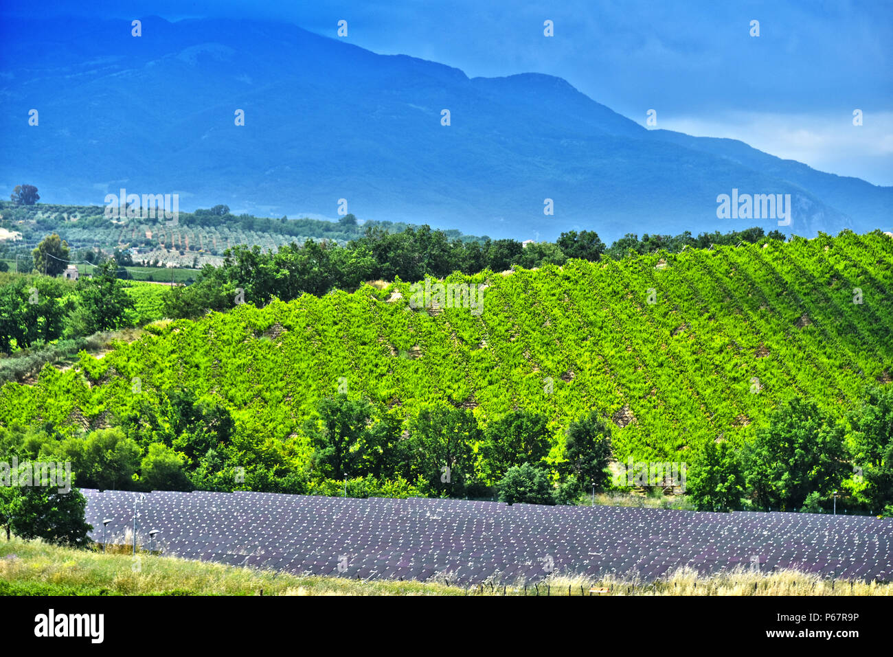 Landscape view of Calabria, Italy Stock Photo - Alamy