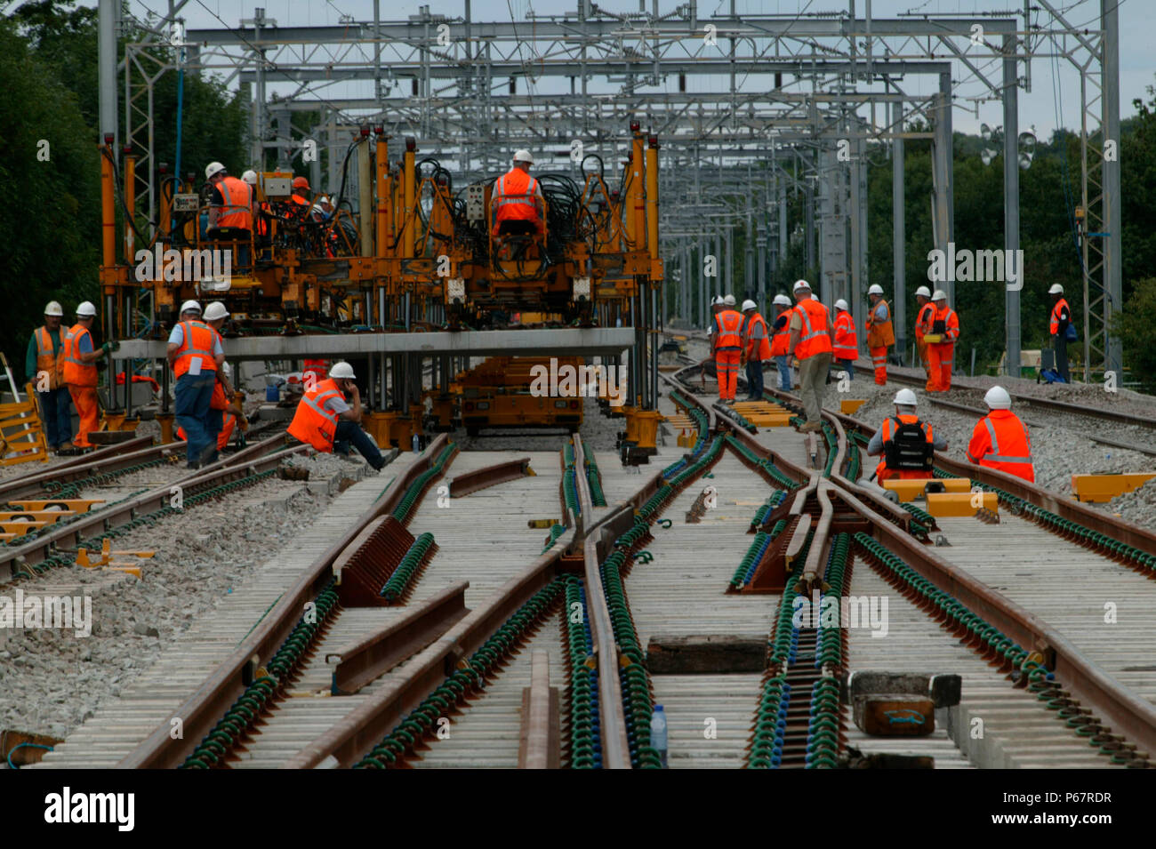 New track sections hi-res stock photography and images - Alamy