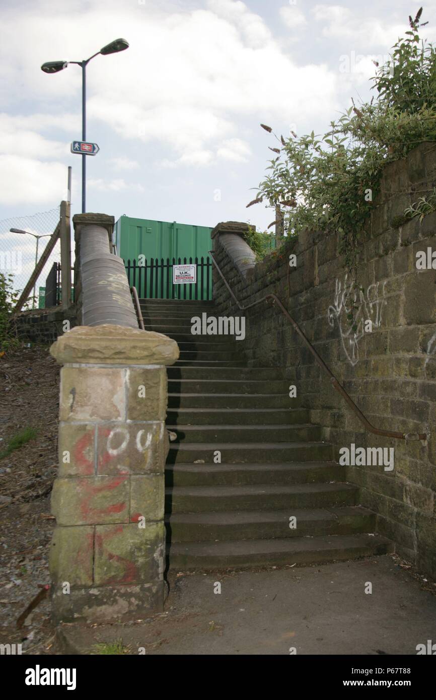 Rear access at Stapleton Road station near Bristol. 2007 Stock Photo ...