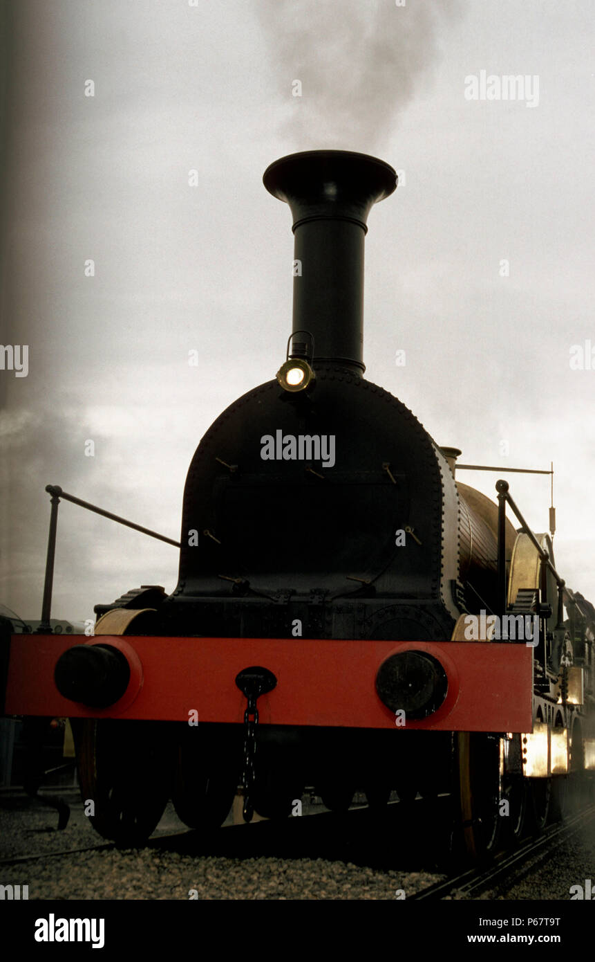 Broad gauge replica steam locomotive hi-res stock photography and ...