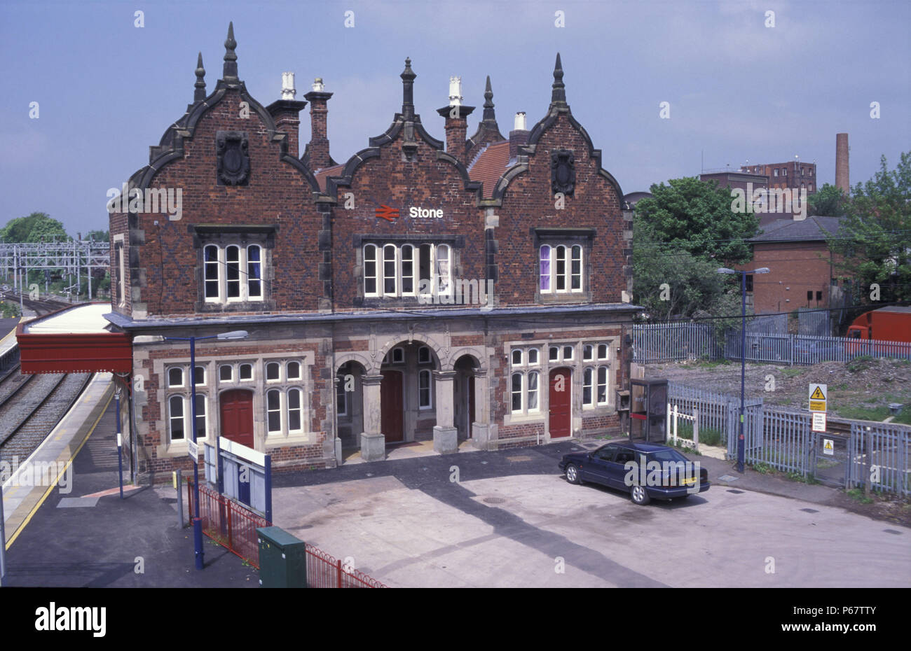 Stone station following extensive refurbishment. May 2004 Stock Photo ...