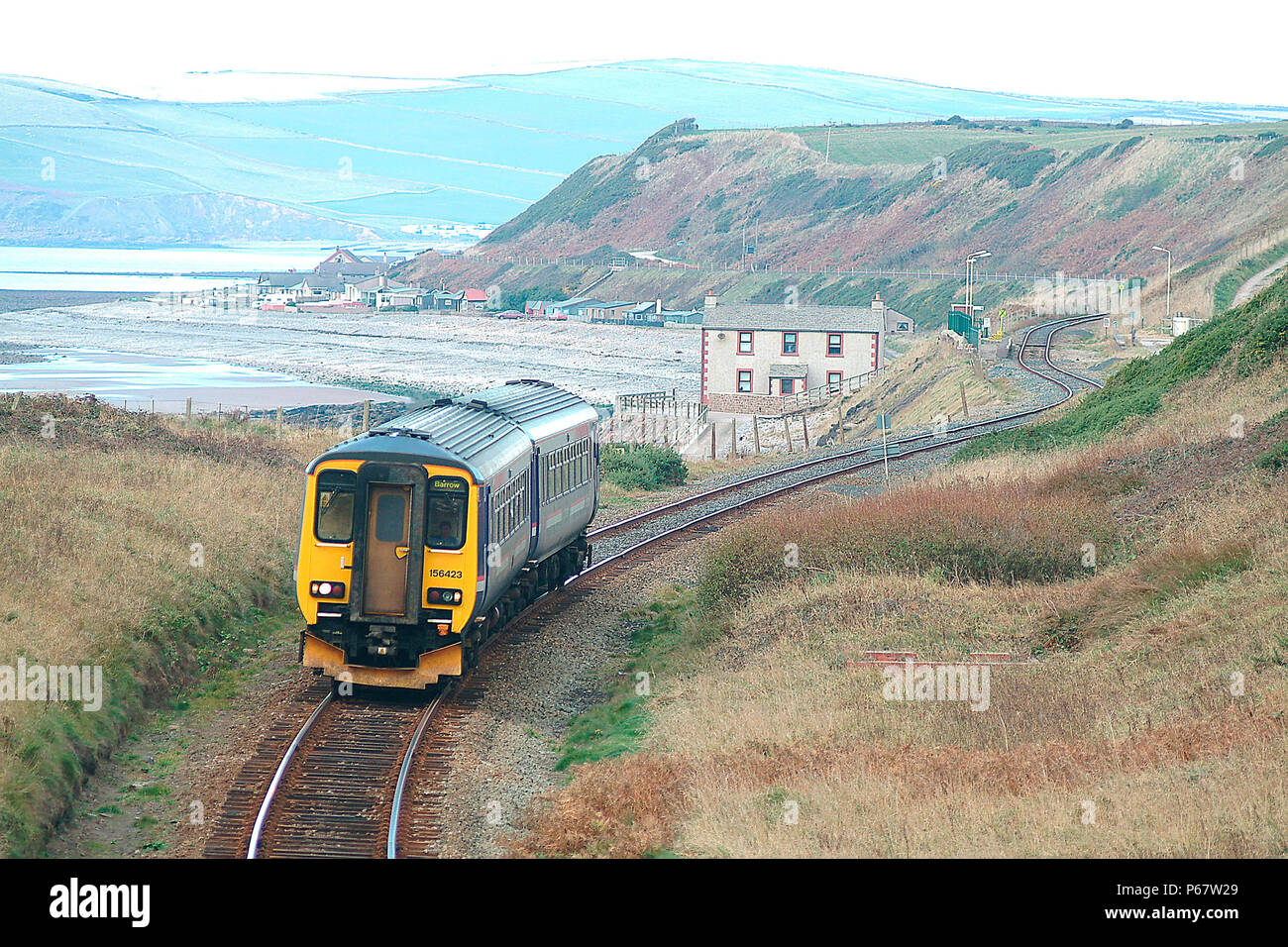 The barrenness of the Cumbrian Coast is well seen at Nethertown as a ...