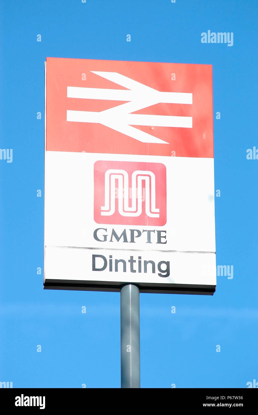 The British Rail sign has been retained to indicate a Railway Station ...