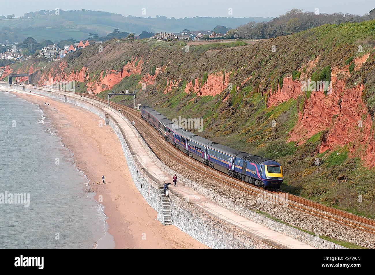 Train cornwall dawlish hi-res stock photography and images - Alamy
