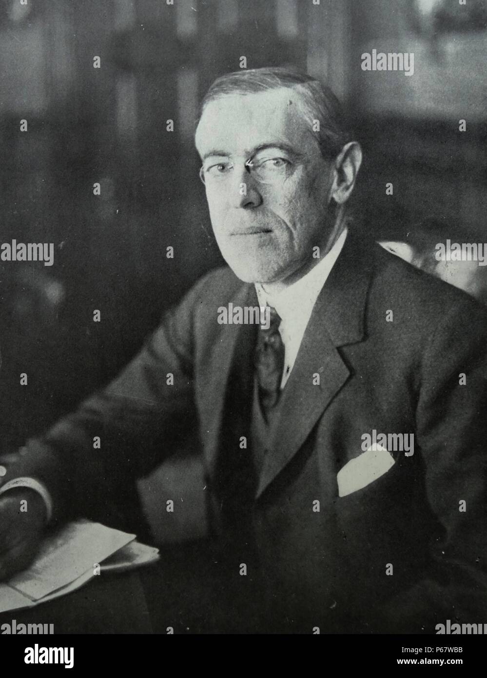 President thomas woodrow wilson hi-res stock photography and images - Alamy