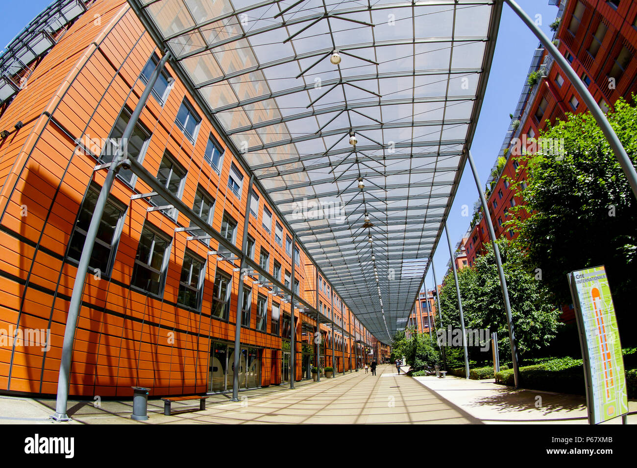 International city district (La Cité Internationale), Lyon, France ...