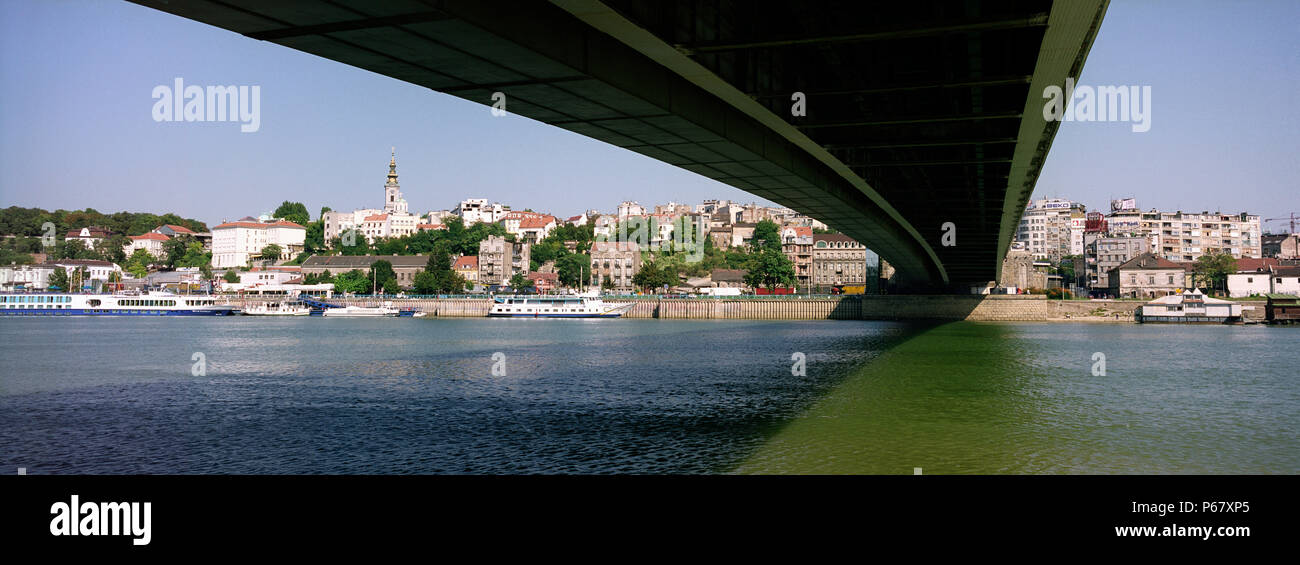 Belgrade Riverside Panorama, Serbia Stock Photo - Alamy