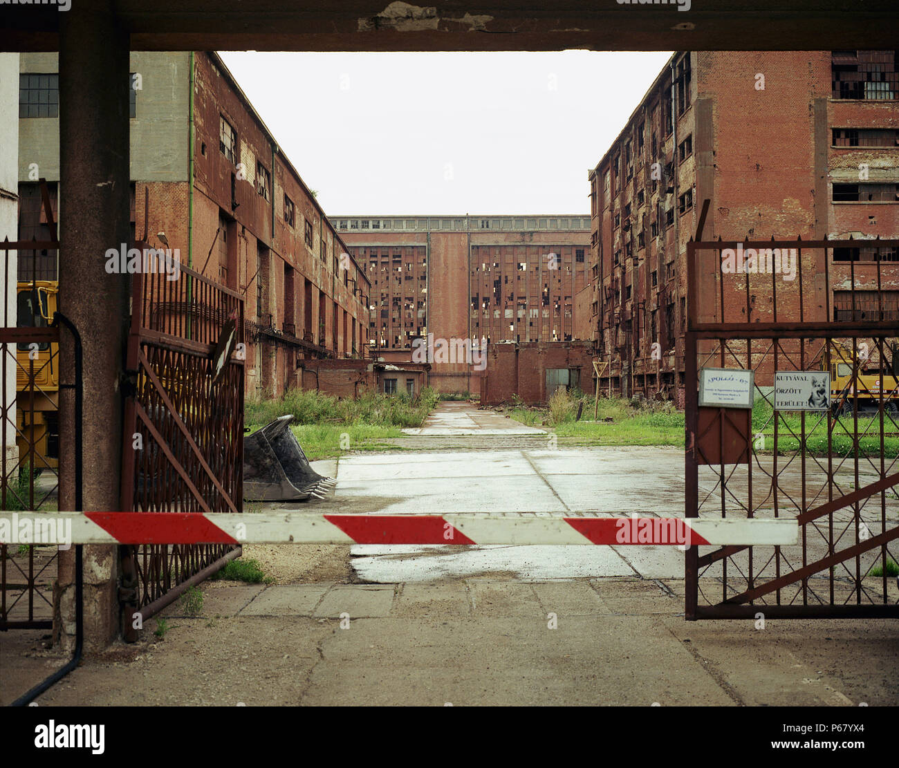 Closed factory, Hungary Stock Photo - Alamy