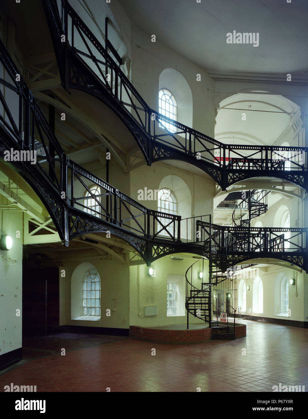 Crumlin Road prison, closed in 1996, now a museum in Belfast, Northern ...