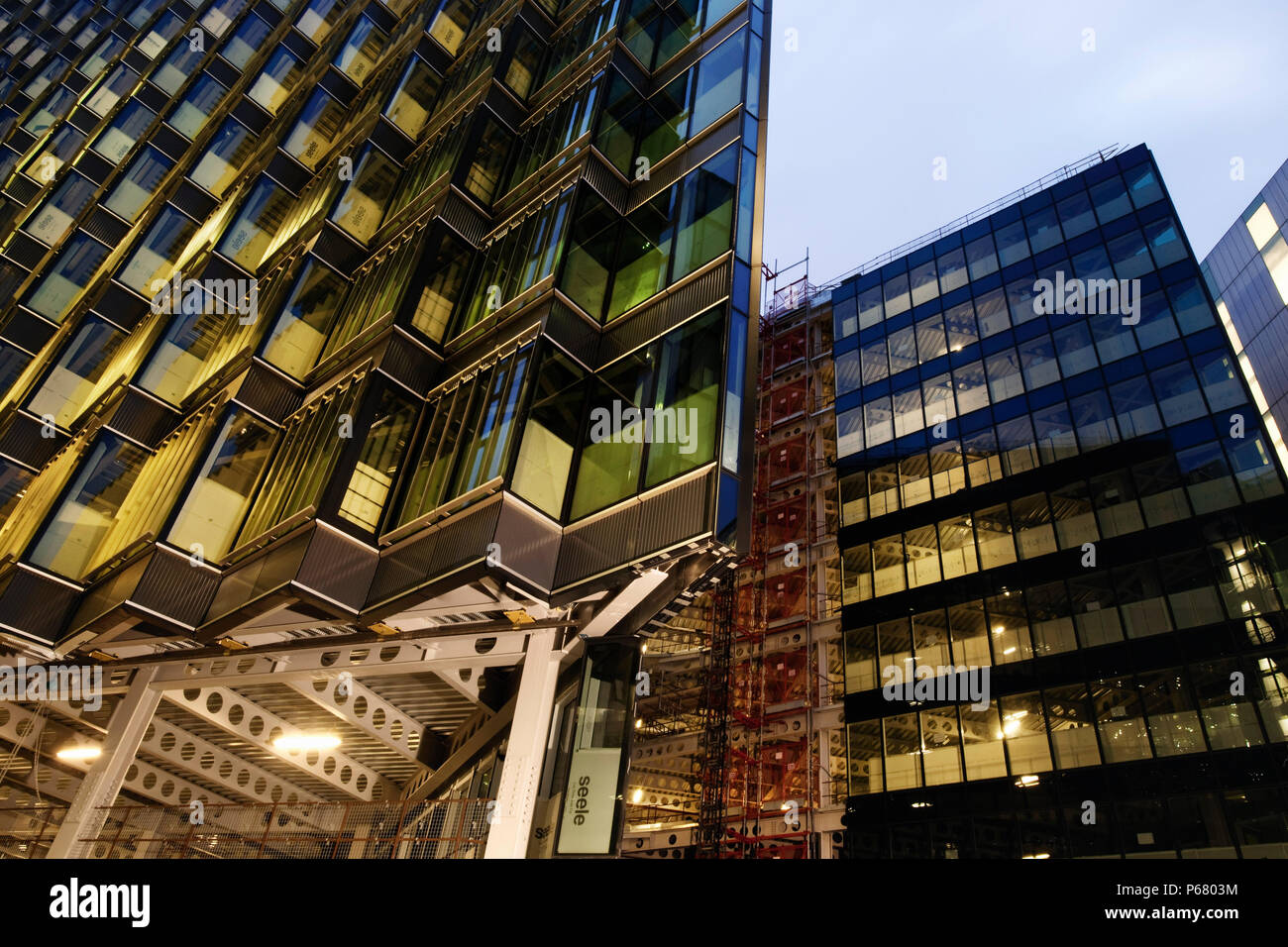 More London Riverside development, south bank of the River Thames ...