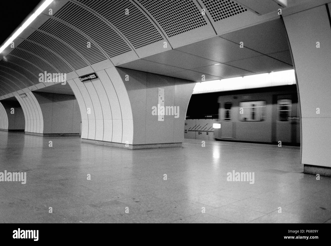 Underground station, Vienna, Austria Stock Photo - Alamy