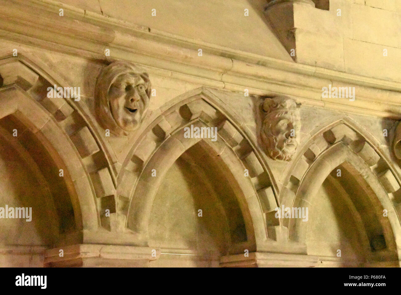 Grotesques temple church hi-res stock photography and images - Alamy