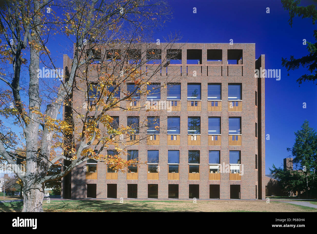 Exeter College Library. Boston, Massachussetts, USA. Designed by Louis ...