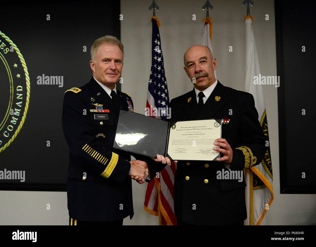 Polish Rear Adm. Piotr Stocki receives the Distinguished Alumni Award ...