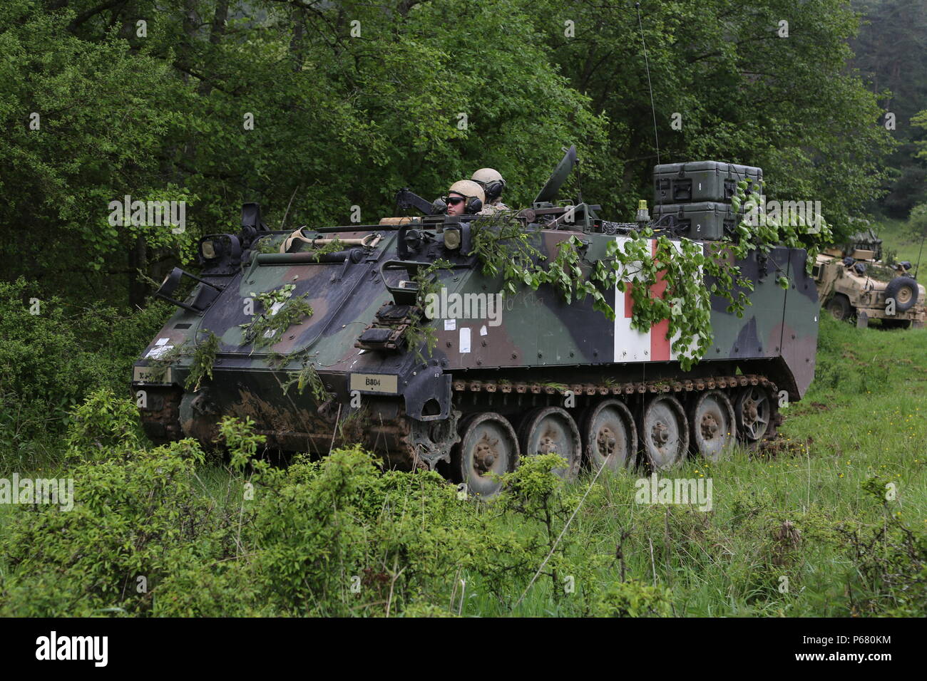 U.S. Soldiers of Alpha and Bravo Company, 5th Battalion, 7th Cavalry ...