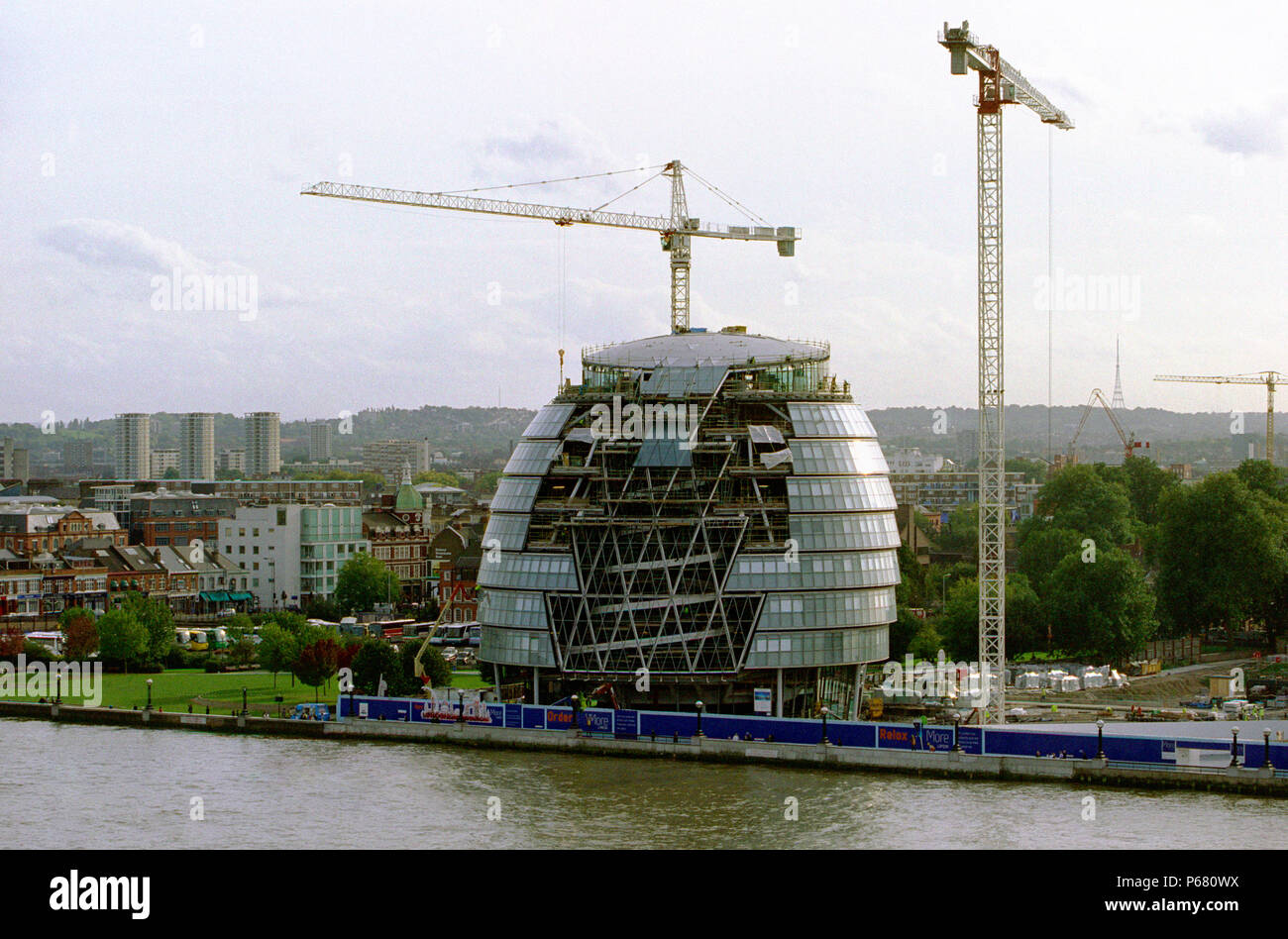 Construction of City Hall. Greater London Authority, GLA Building on ...