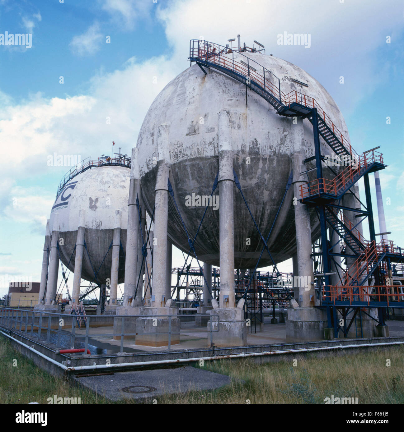 Storage tanks, North Germany Stock Photo - Alamy