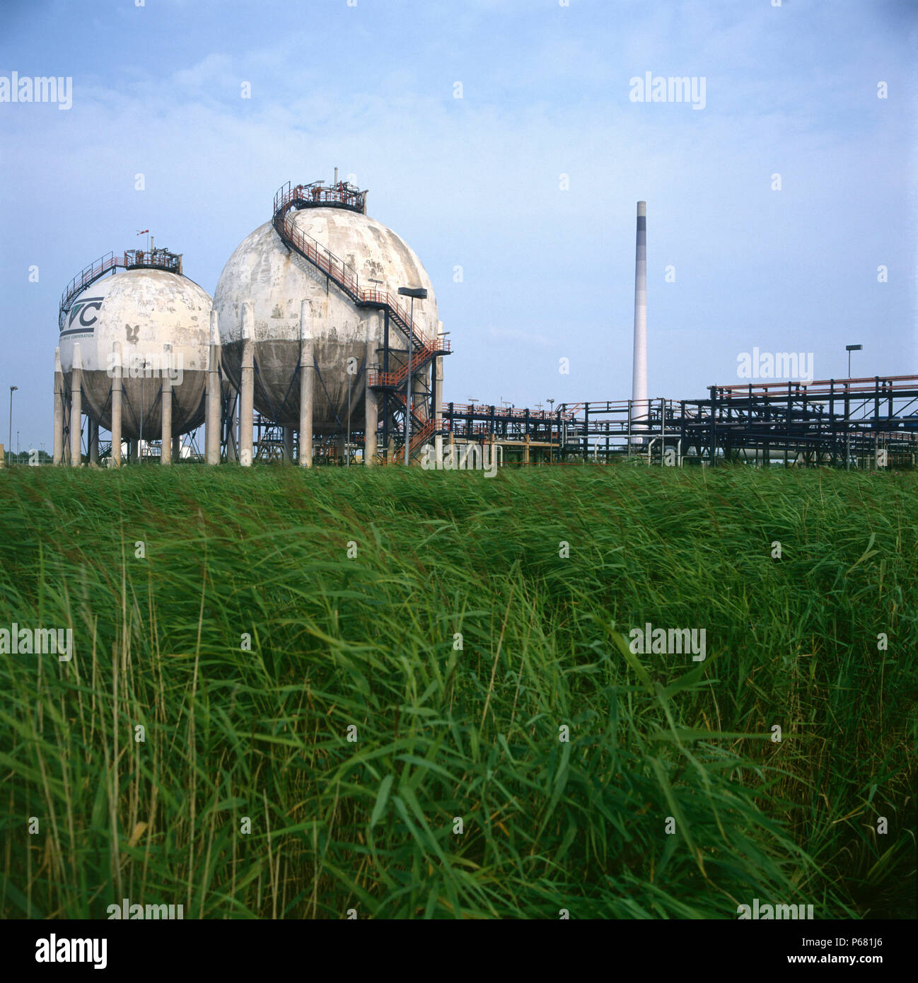 Storage tanks, North Germany Stock Photo - Alamy