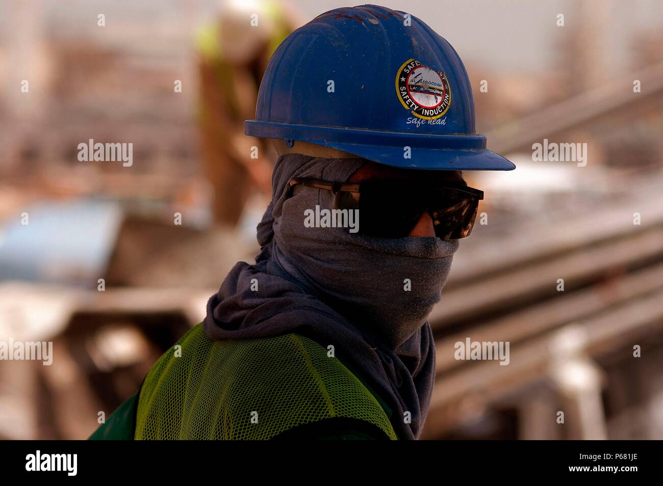 Portrait Of Steel Fixer New Air Terminal Dubai United Arab Emirates portrait-of-steel-fixer-new-air-terminal-dubai-united-arab-emirates