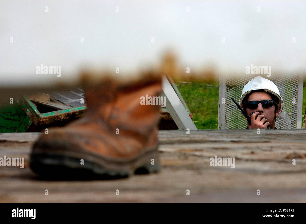 Construction banksman hi-res stock photography and images - Alamy