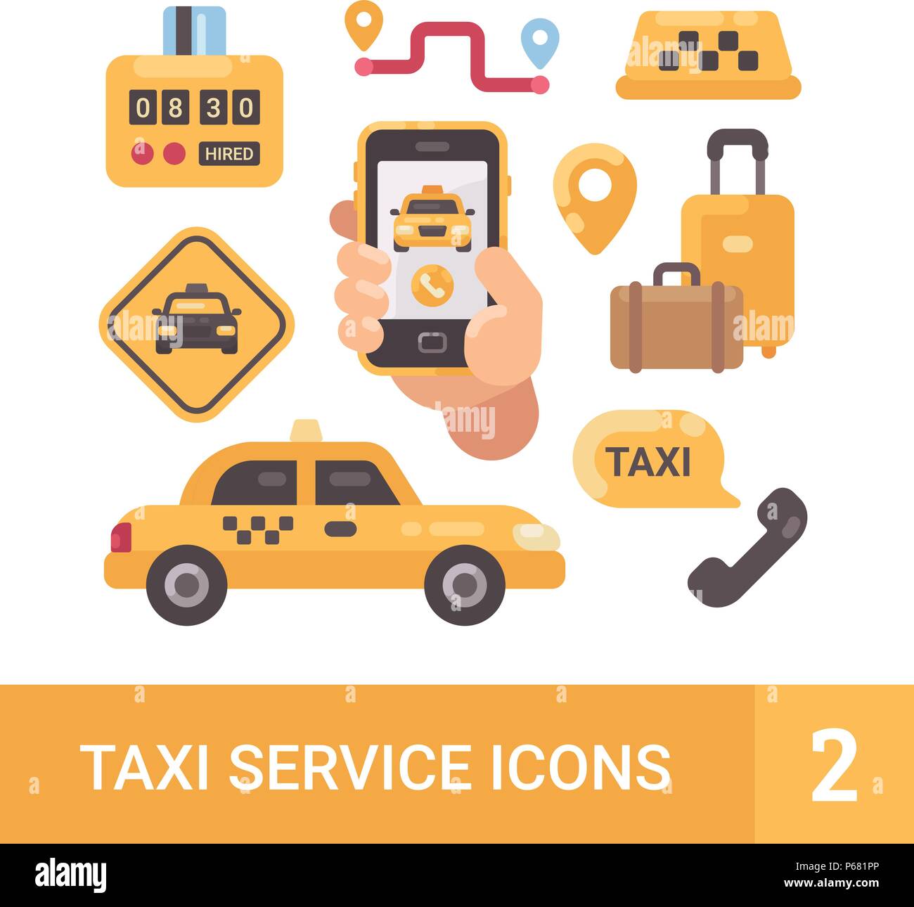 Map pin symbol luggage Stock Vector Images - Alamy