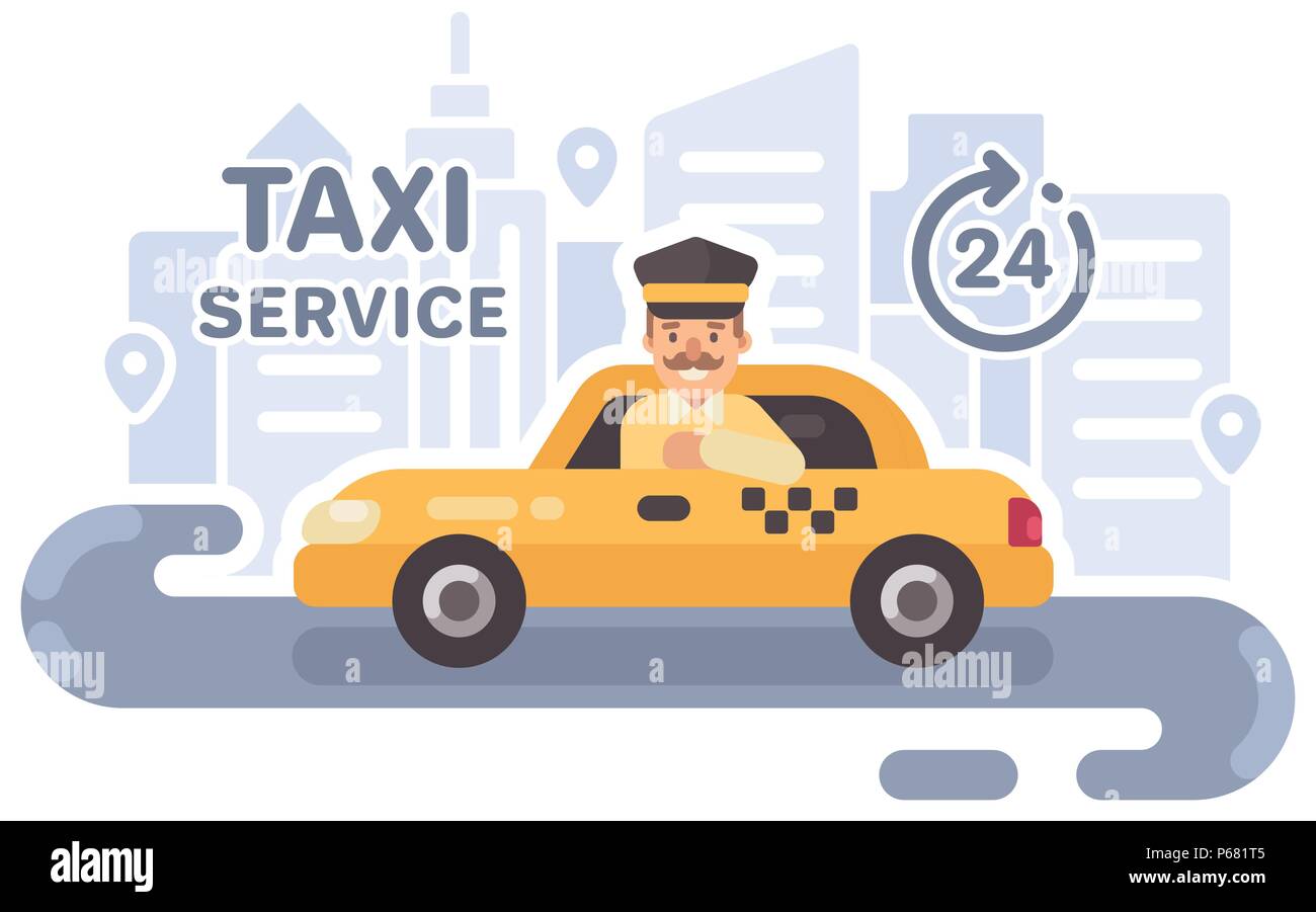 Taxi map pin icon Cut Out Stock Images & Pictures - Alamy