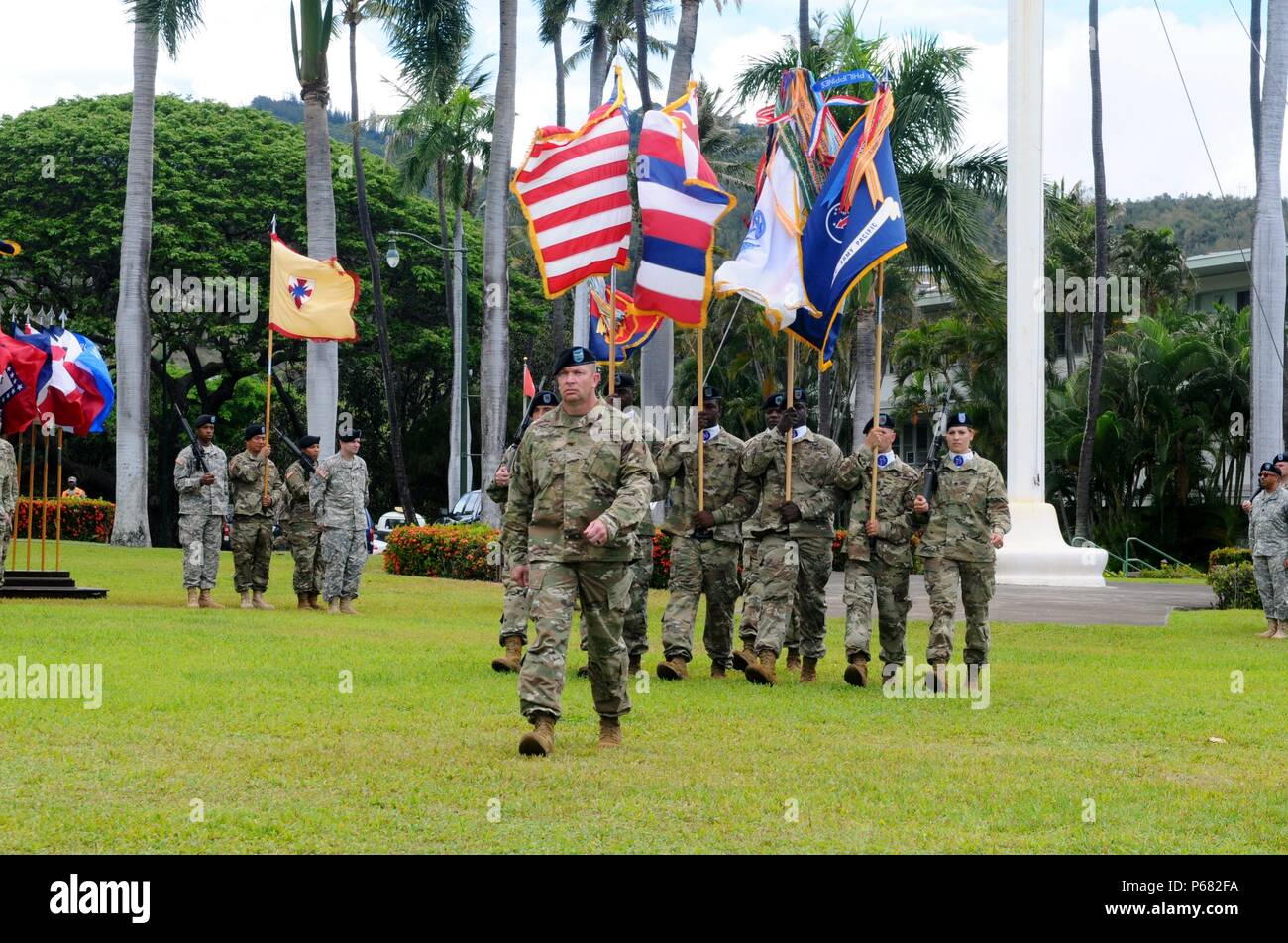 Col. Michael F. Burns III, Commander of Troops, leads the U.S. Army ...