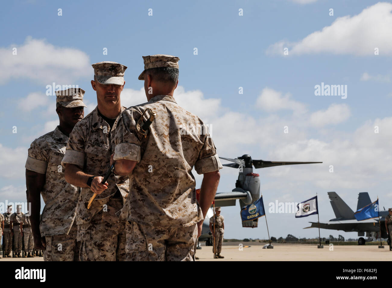 U.S. Marine Corps Maj. Gen. Michael A. Rocco Commanding Officer of 3d ...
