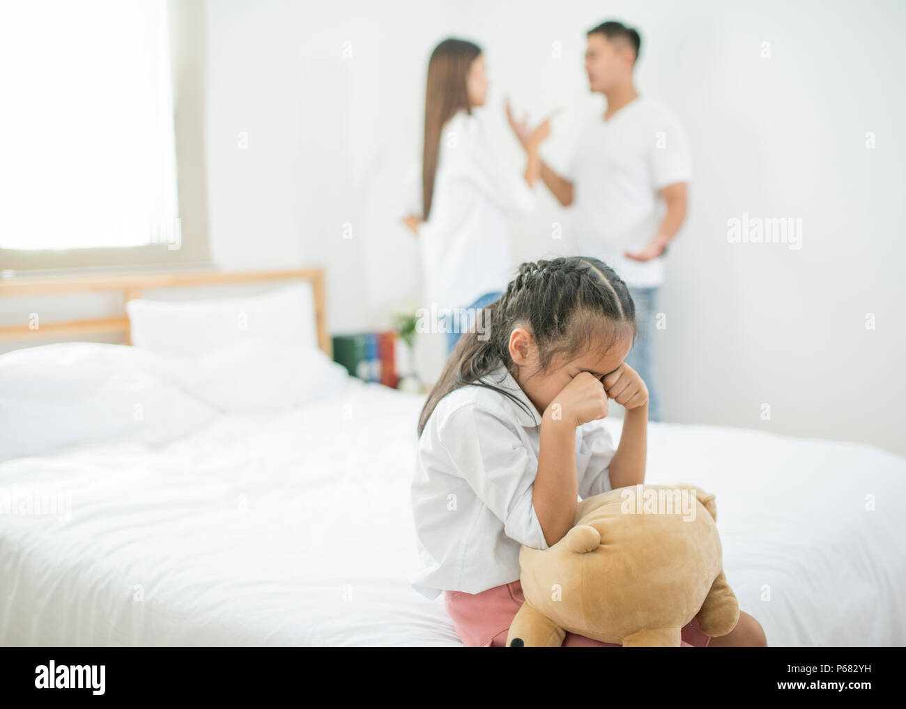 Asian baby sitting sad hi-res stock photography and images - Alamy