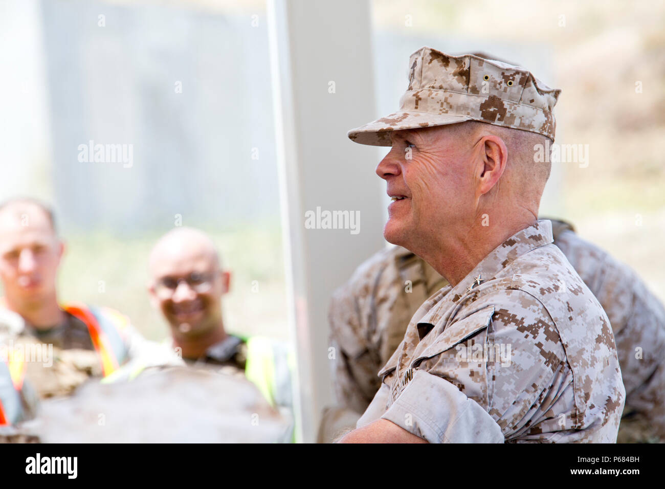 Commandant of the Marine Corps, Gen. Robert B. Neller, addresses ...