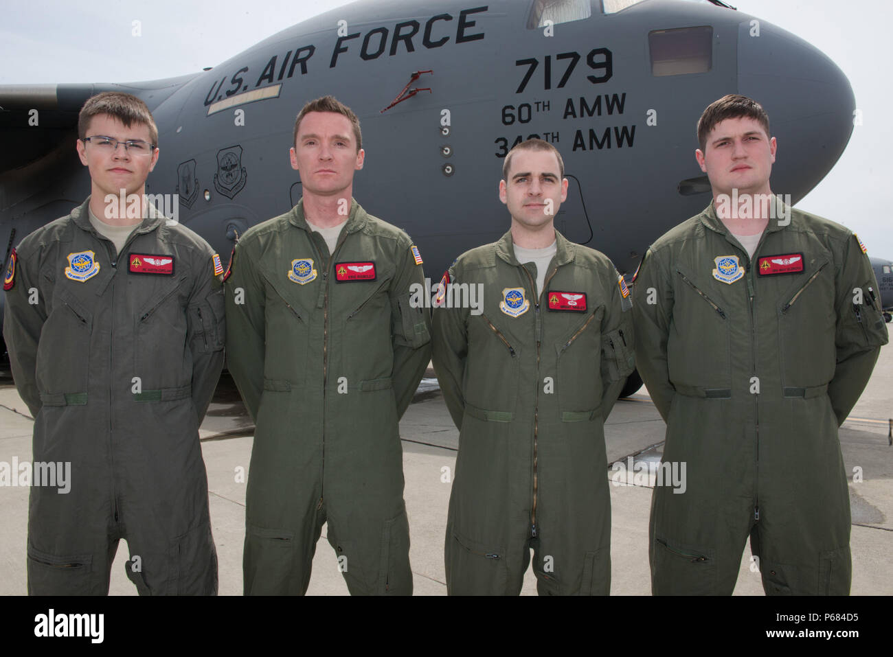 Pictured from left to right, Airman 1st Class Austen Copeland, Capt ...