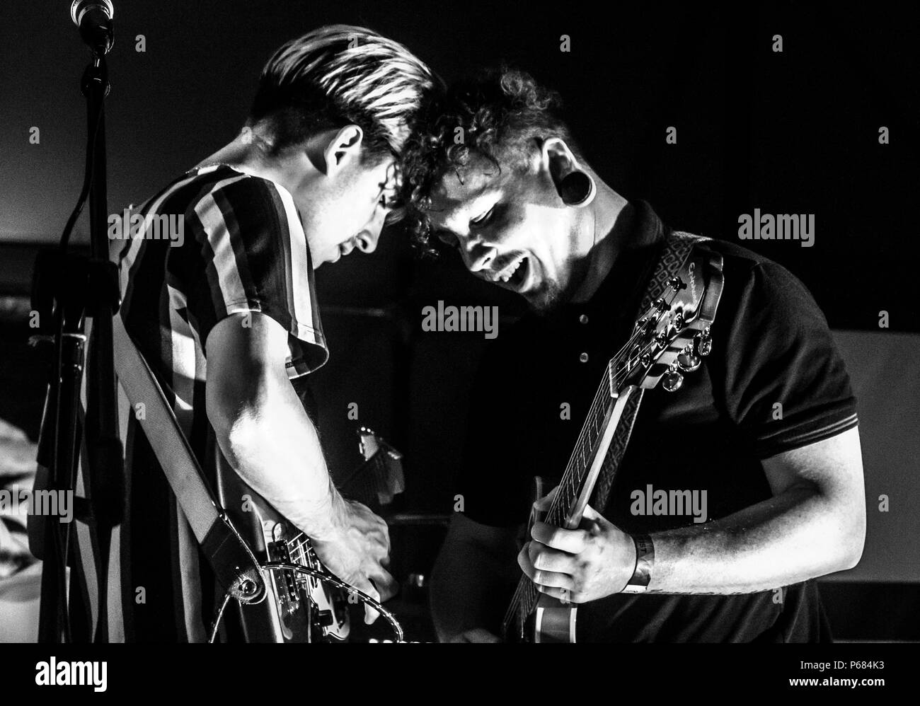 Arcade Hearts performing live at Winchestival, Winchester 2018 Stock ...