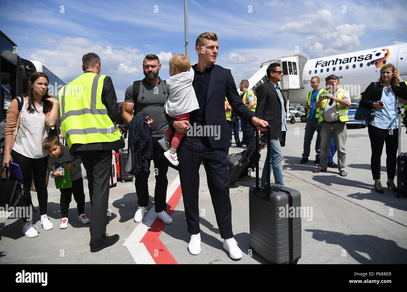 Frankfurt am Main, Germany. 28th June, 2018. Germany's Toni Kroos ...