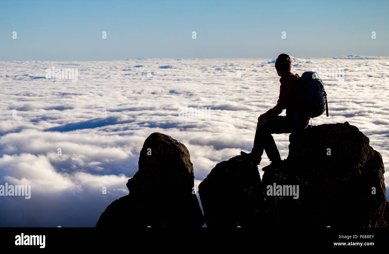 Cloud inversion man walking hi-res stock photography and images - Alamy