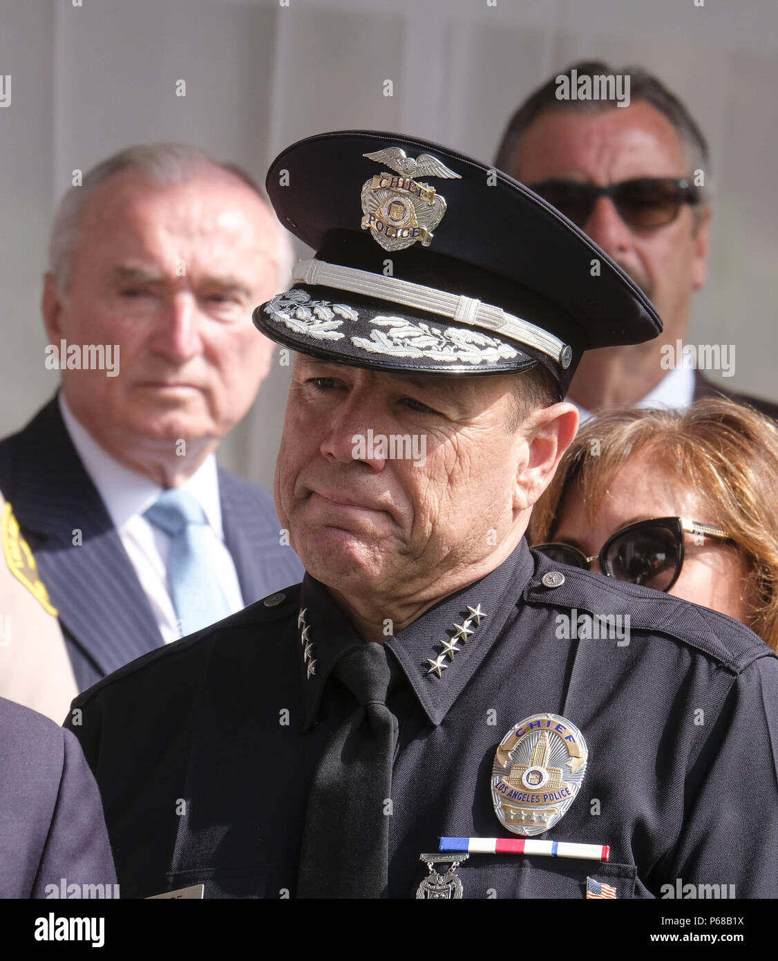 Lapd police chief charlie beck hi-res stock photography and images - Alamy
