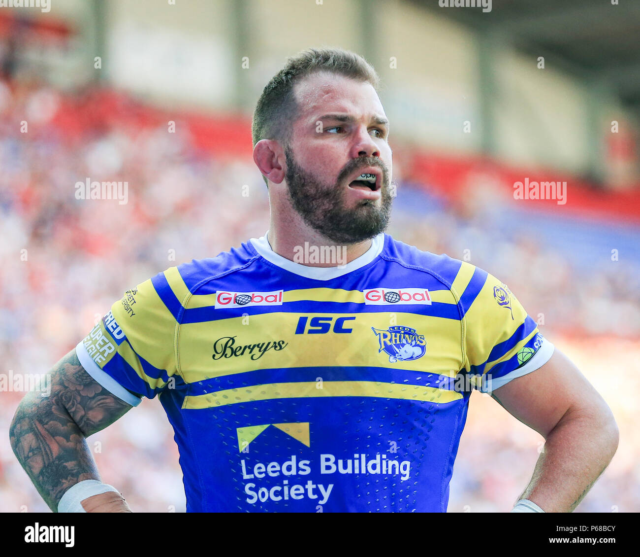 Wigan, UK. Thursday 28th June 2018 , DW Stadium, Wigan, England ...