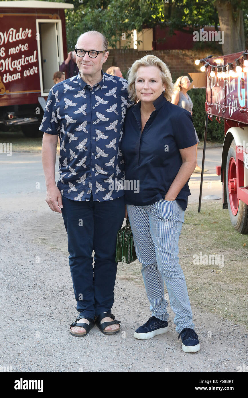 London, UK. 28th June, 2018. Ade Edmondson, Jennifer Saunders, Giffords ...