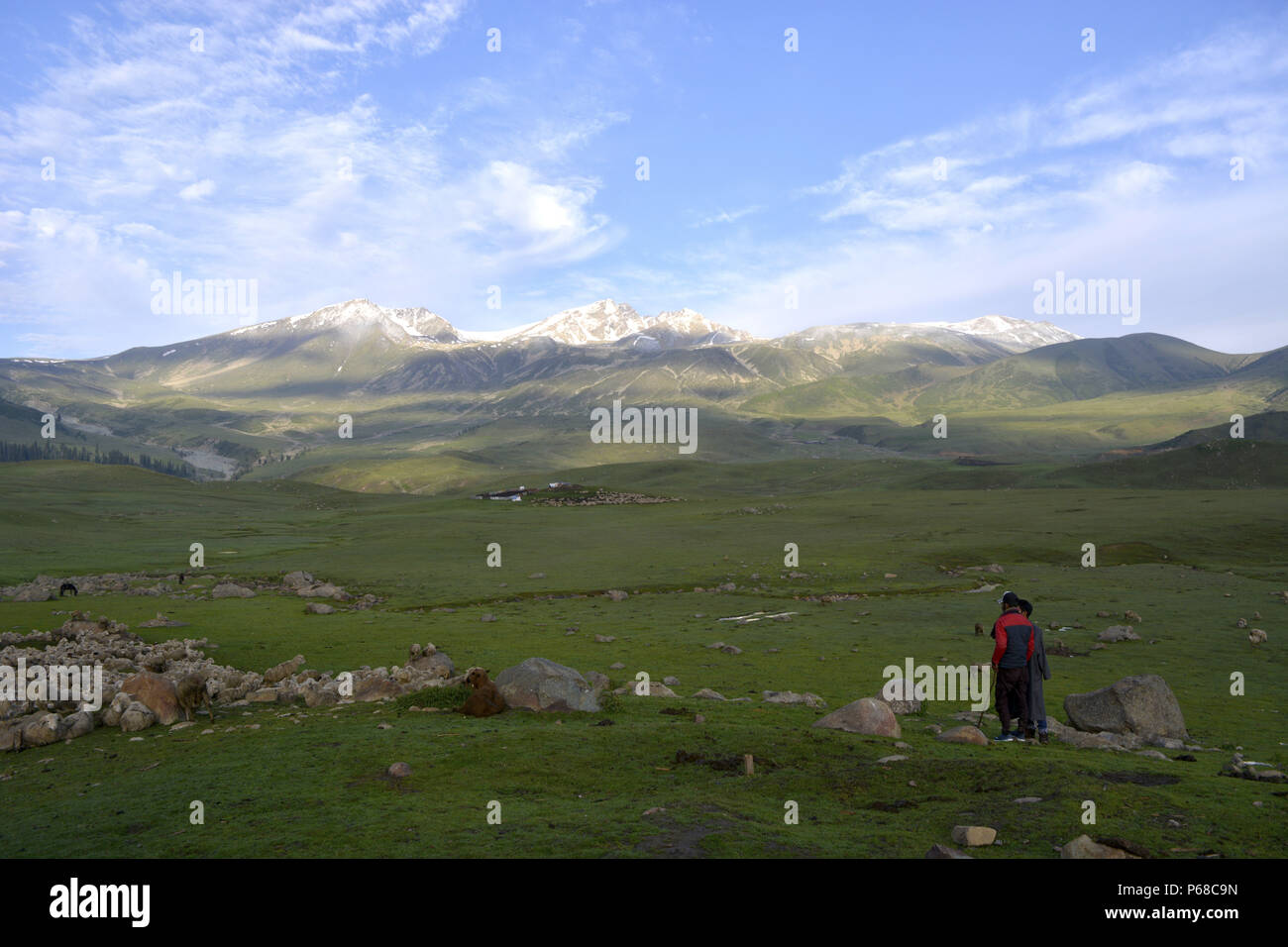 June 27, 2018 - Budgam, Jammu And Kashmir, India - A view of the ...