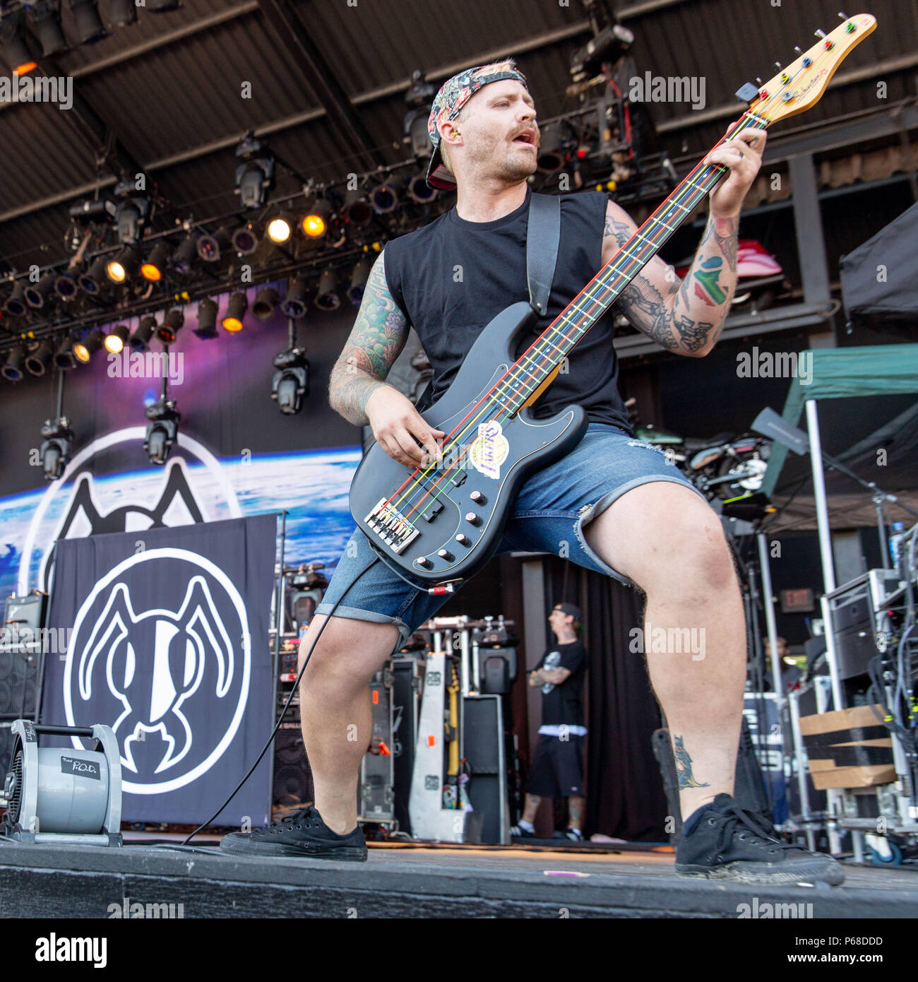Milwaukee, Wisconsin, USA. 28th June, 2018. TIM PEUGH of Alien Ant Farm ...