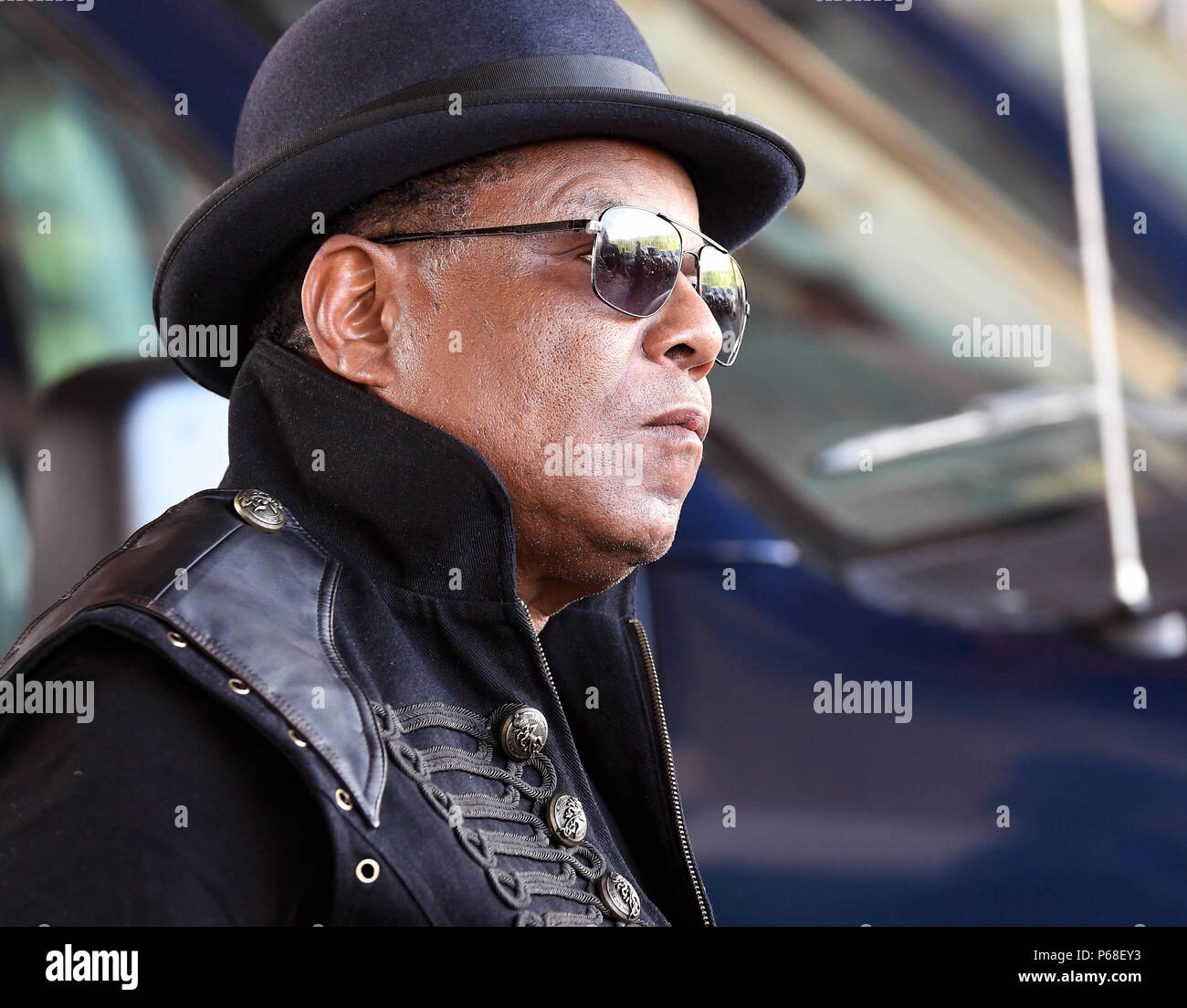 New York, USA. 28th Jun, 2018. The day after his father Joe Jackson ...