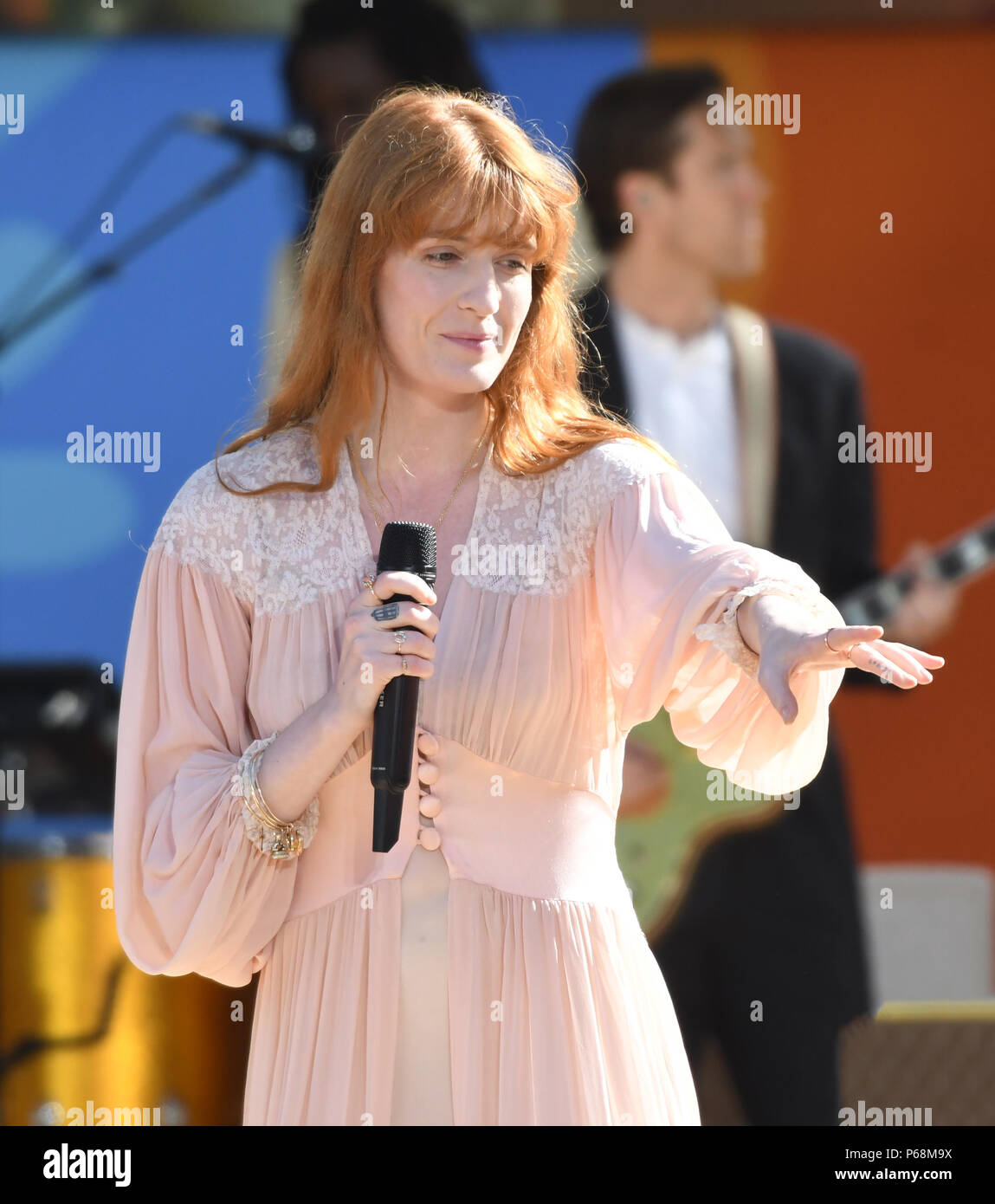 New York, NY, USA. 29th June, 2018. Florence Welch of Florence and The ...